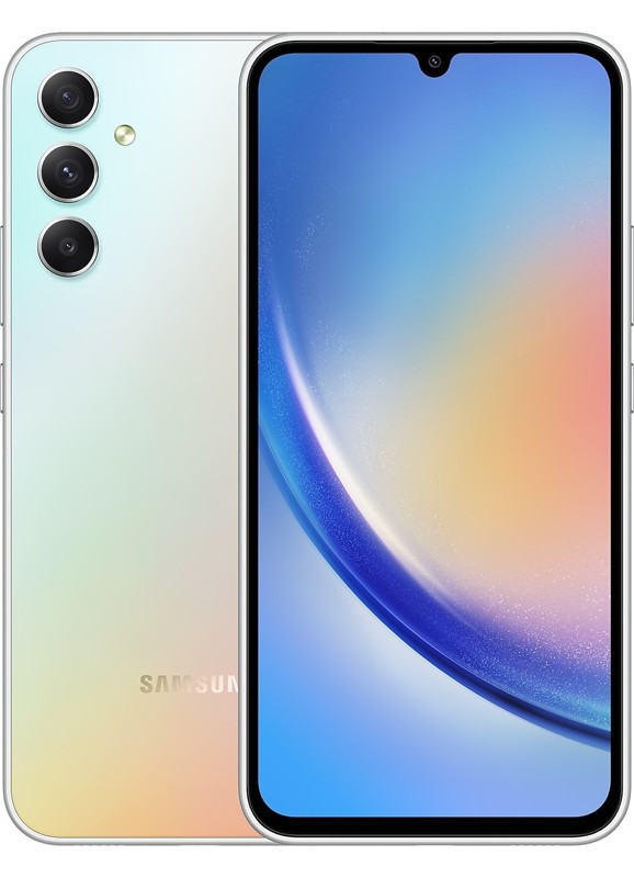 Смартфон Samsung Galaxy A34 5G 8/256GB Перламутр (Awesome Silver ...